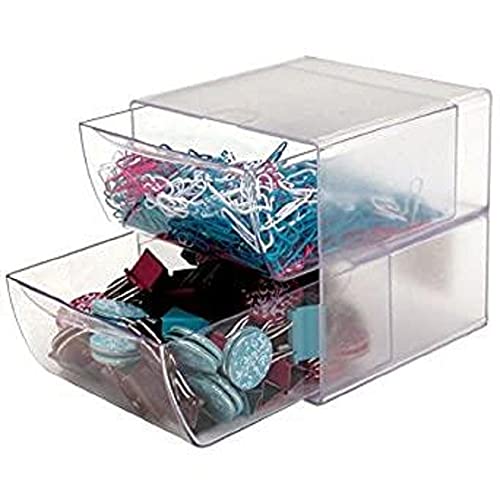 Deflecto Stackable Cube Organizer