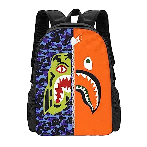 dzotmyn Cartoon Backpack for Students-17 inch Laptop Bag,Ideal for Casual Daypack,Outdoor Travel,Sports,and Shoulder Bookbag for Teen Boys and Girls