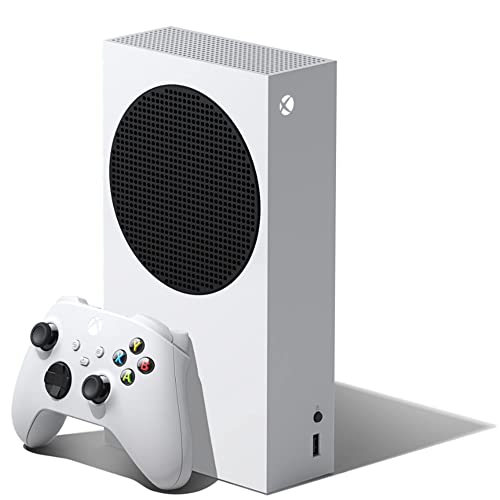 Microsoft Xbox Series S 512 GB SSD All-Digital Console, Wireless Controller, 1440p Gaming Resolution, Up to 120 FPS, HDR (High Dynamic Range), AMD FreeSync, Fortnite & Rocket League, HDMI Cable (Renewed)