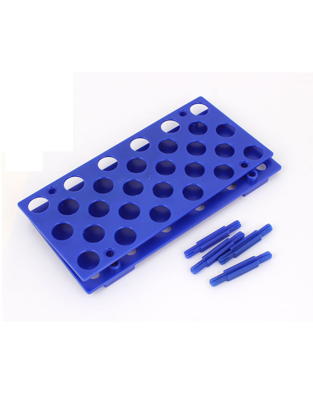 uxcell a14120400ux0370 Laboratory Plastic 28 Hole 17mm Dia 15ML Centrifugal Tube Rack Holder