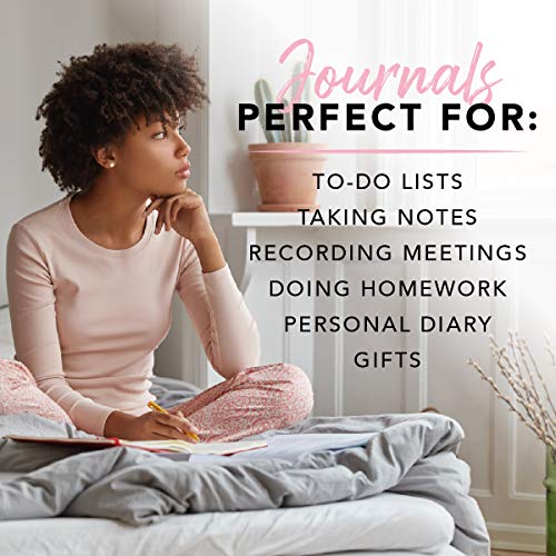 Graphique "Girl Boss" Hard Cover Journal - Fashioned With a Mix of Monochromatic Contemporary Design and a Timeless Attitude, 160 Ruled Pages, 6.25" x 8.25" x 1" – For Taking Notes, Lists and More