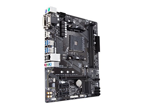 GIGABYTE GA-A320M-S2H (AMD Ryzen AM4/MicroATX/2xDDR4/HDMI/Realtek ALC887/3xPCIe/USB3.1 Gen 1/LAN/Motherboard)