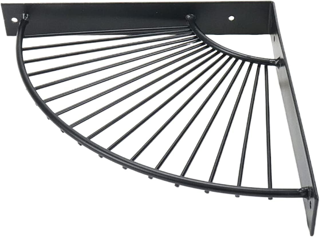 BITNAT Shelf Brackets Wall Shelves Decorative Shelf Brackets 8-inch Floating Shelf Bracket Wall Mounted Triangle Shape Matt Black Floating Support Bracket - 2pcs