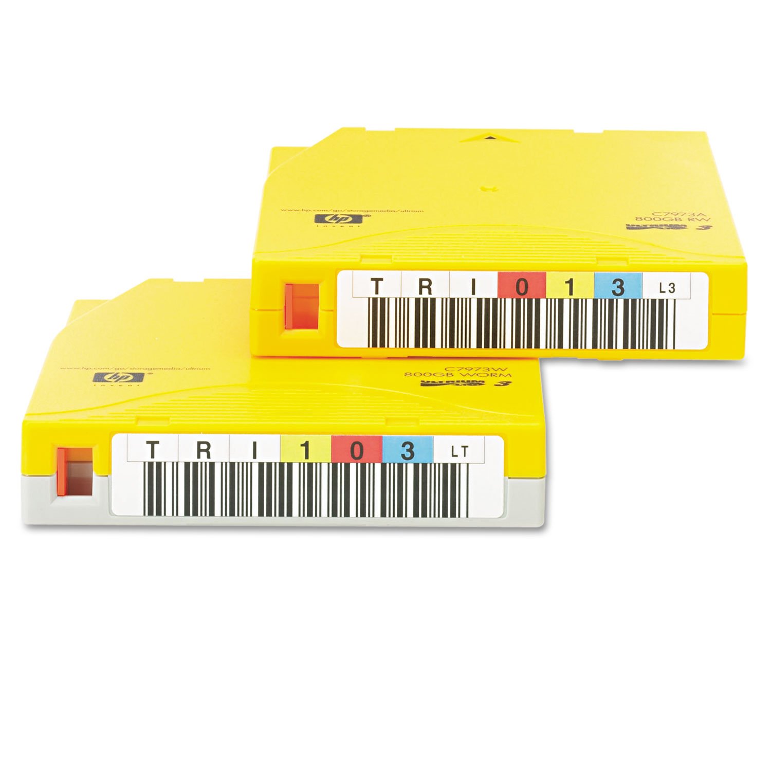 HP C7973A 1/2-Inch Ultrium LTO-3 Cartridge, 2200ft, 400GB Native/800GB Compressed Capacity
