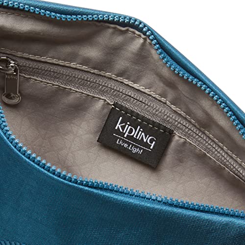 Kipling womens Women’s Atlez Duo Pouch Gift Set, Includes Holiday Gifting Box, Lightweight Nylo Crossbody Handbag, Dynamic Beetle, 9.75 L x 6.5 H 1.25 D US