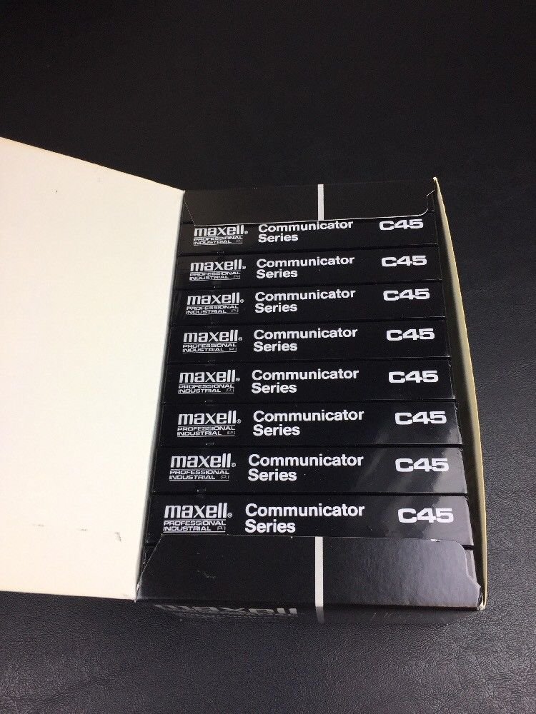 Pack of 16 Maxell Professional Industrial P/I Communicator Series Low Noise High Output Cassettes