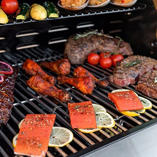 KitchenAid 3-Burner 51,000 BTU Stainless Steel Propane Gas Grill with Infrared Side Burner and Cabinet