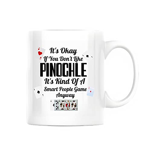 Humorous Sarcasm Saying Playing Card Gift for Smart People 11oz 15oz White Coffee Mug