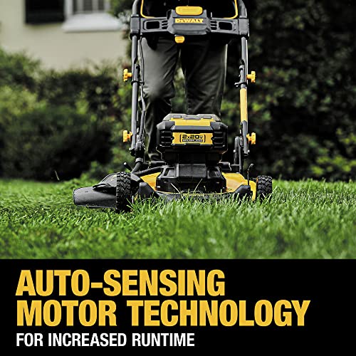DEWALT 20V MAX* Lawn Mower, Cordless, 21.5in. Brushless with Battery & Charger (DCMWP233U2)