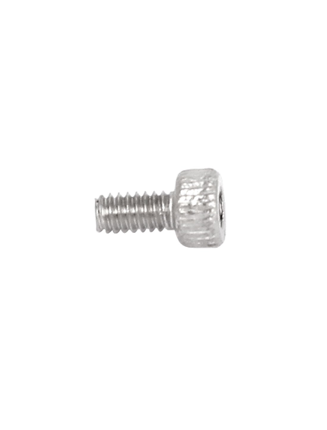 uxcell® M2x4mm Thread Hex Key Socket Head Knurl Cap Screws Bolts 100pcs