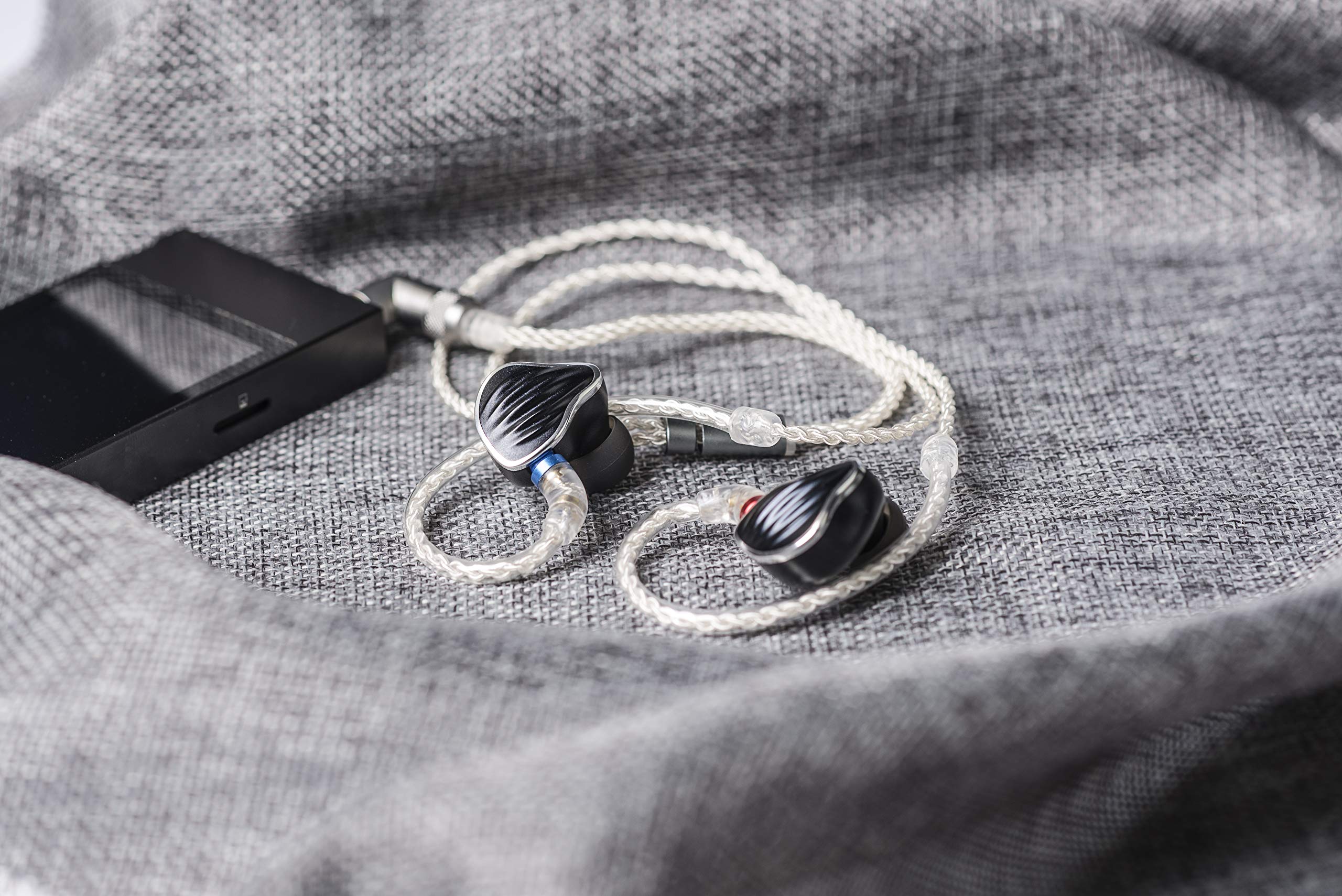 FiiO FH5 Best Over The Ear Headphones/Earphones Detachable Cable Design HiFi Quad Driver Hybrid (1 Dynamic + 3 Knowles BA) in-Ear Monitors for iOS and Android Computer PC Tablet