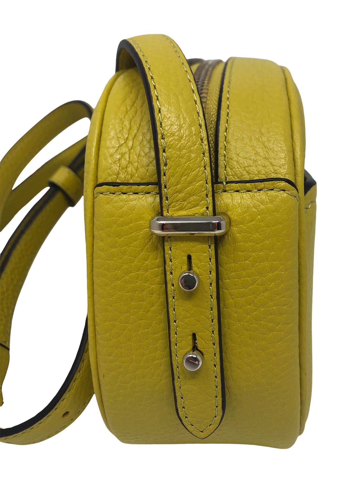 kate spade new york Leather Kourtney Camera Crossbody Shoulder Bag, Chartreuse