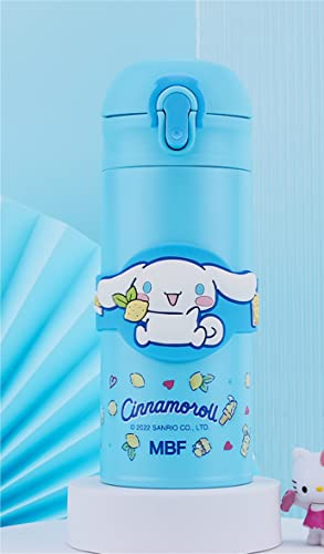Cinnamoroll Stainless Steel Insulated Water Bottle 350ml - Blue