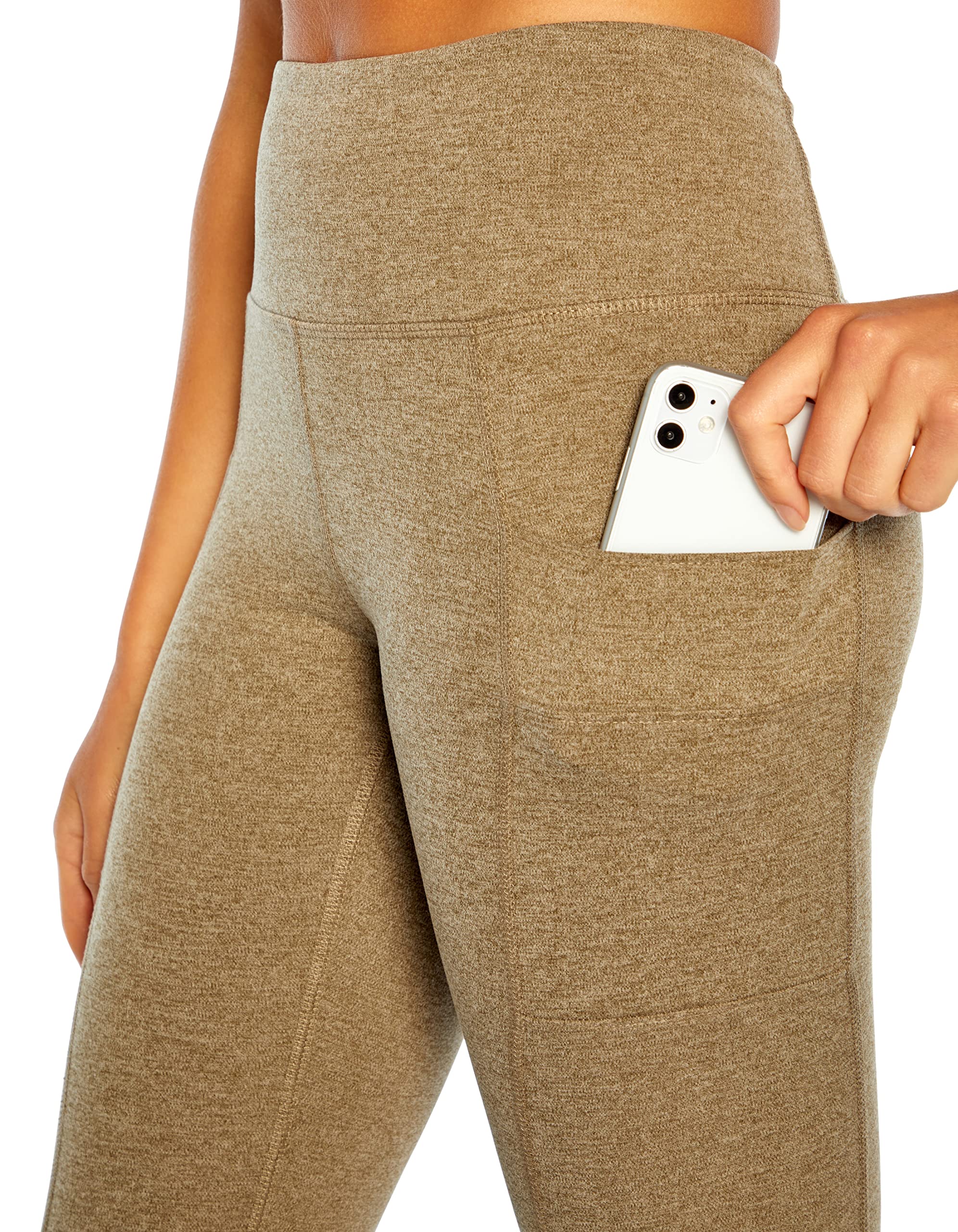 Balance Collection Womens High Rise Pocket Jogger Legging, H. Dark Olive, X-Large