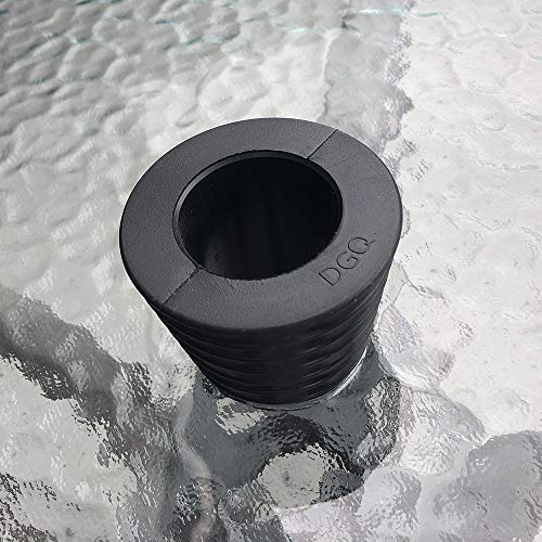 DGQ Patio Umbrella Cone Umbrella Wedge Plug for Patio Table Hole Opening 2-2.5 Inch (Black)