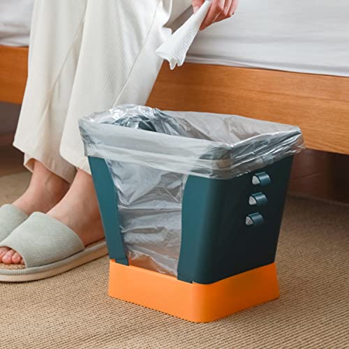 CUBTOL Bag Storage Bin, Trash Holder Hook Cupboard Bedroom with Bathroom Bag Sink Office Blue Door Rack Under Kitchen Removable Gare Yellow - Hanging Compost for Garage Bin Plastic