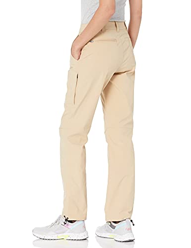 Amazon Essentials Women's Stretch Woven Outdoor Hiking Pants with Utility Pockets, Light Tan, 12