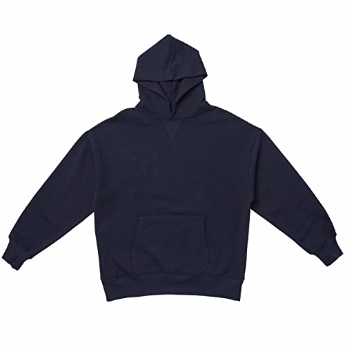 Blueberry Pet Essentials Men's Women's Better Basic Cotton Blend Hoodie Sweatshirt for Pet Parents Owners in Midnight Blue, X-Large, Matching Dog Sweatshirt Available Separately