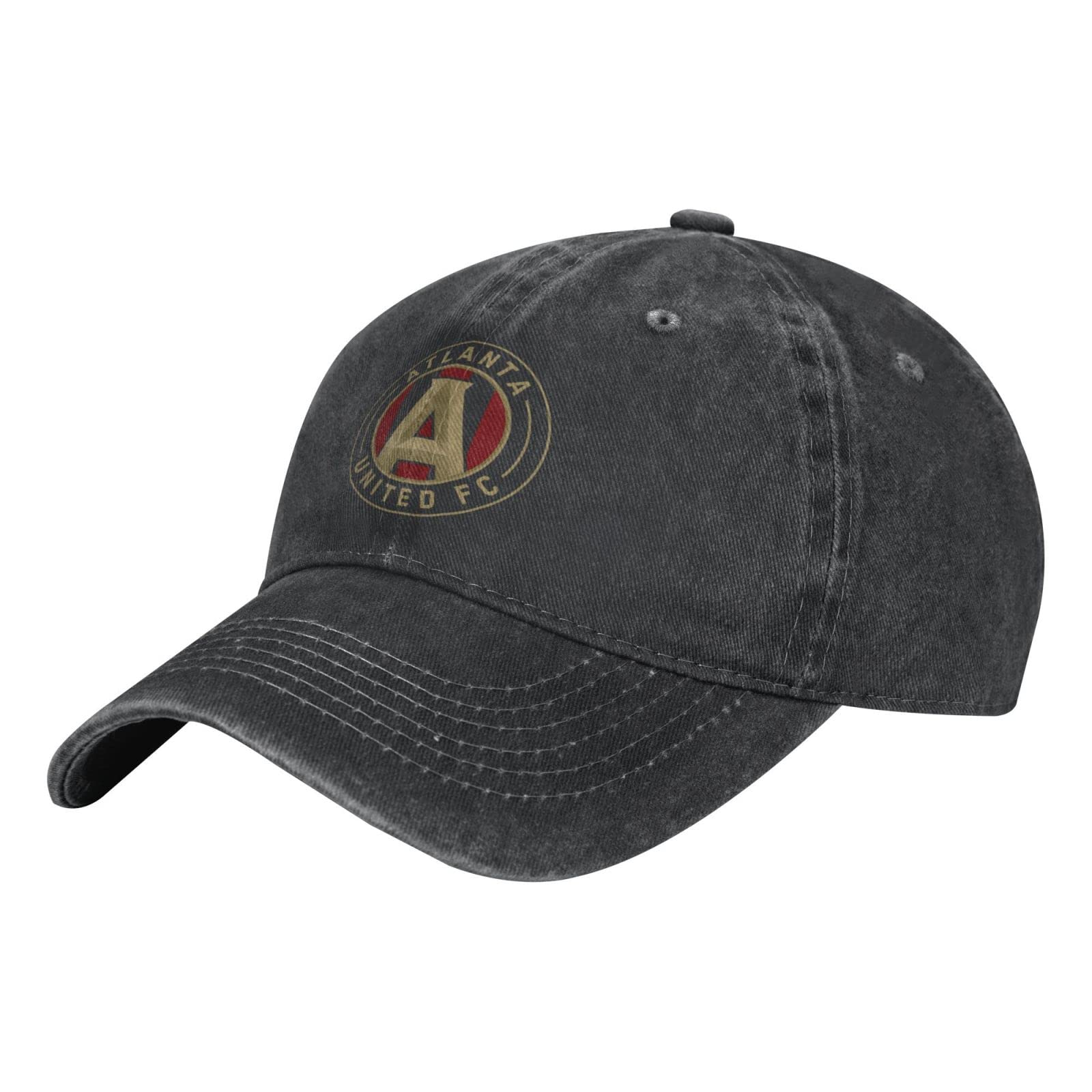 Atlanta United Cap Adult Adjustable Classic Casquette Denim Hat for Outdoor Black
