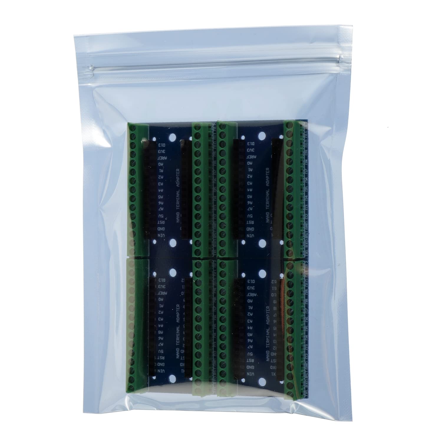 BOJACK Nano V3.0 3.0 Controller Terminal Adapter Expansion Board Nano IO Shield Simple Extension Plate for Arduino Nano AVR ATMEGA328P(4PCS)