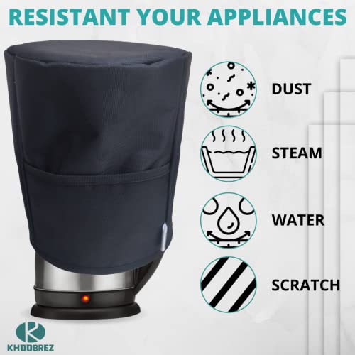 KHOOBREZ Glass Electric Kettle waterproof, Dustproof and Washable Cover EK-MBC(Black)