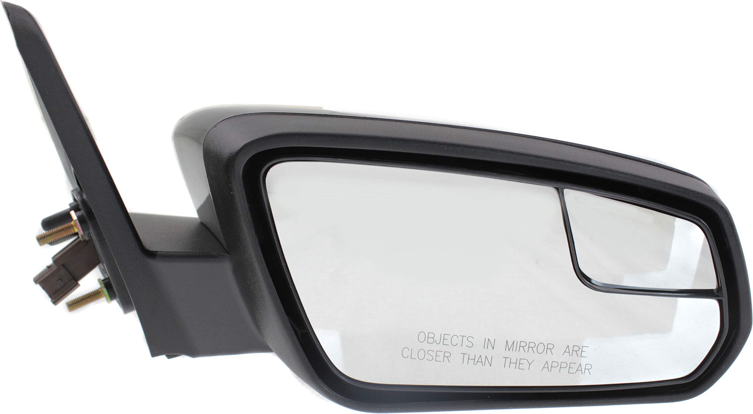 Kool Vue Driver & Passenger Side Power Mirrors for Ford Mustang 2011-2012 With Spotter Glass with 2 Caps