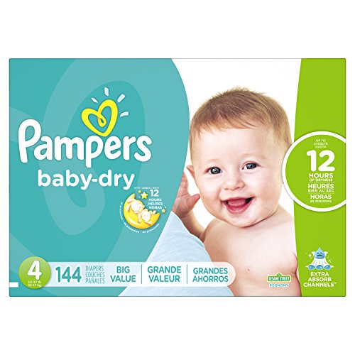 Pampers Baby-Dry Disposable Diapers, Economy