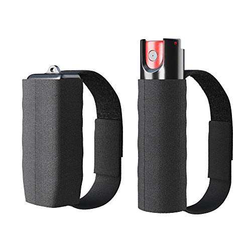 Armadillo Defense Runners Pepper Spray and Personal Alarm Key Chain Bundle with a Strap (2 Pack) for Protection and Self Defense, Safeguard for Women and Men, Tear Gas and Panic Button