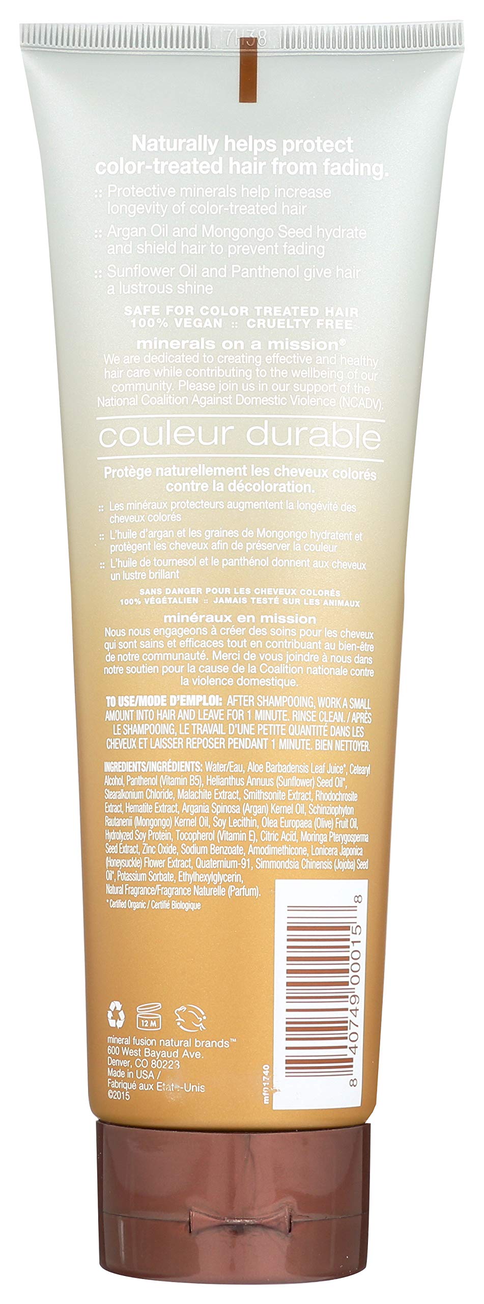 Mineral Fusion Revitalisant Lasting Color Hair Conditioner, 8.5 Ounce (Packaging May Vary) (1740)