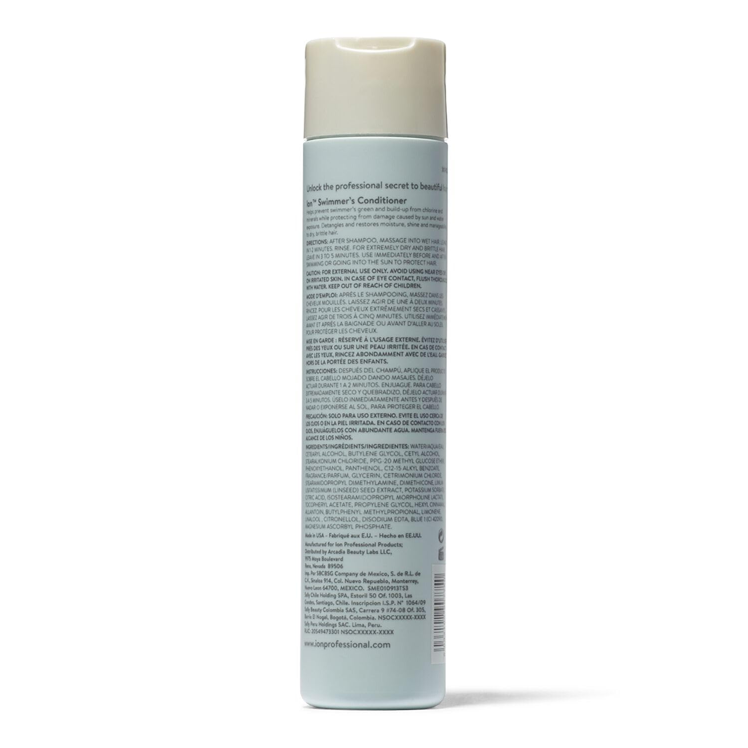 ion Hard Water Conditioner, Lightweight, Prevents Hard Water Build-Up, Adds Shine and Moisture, Vegan