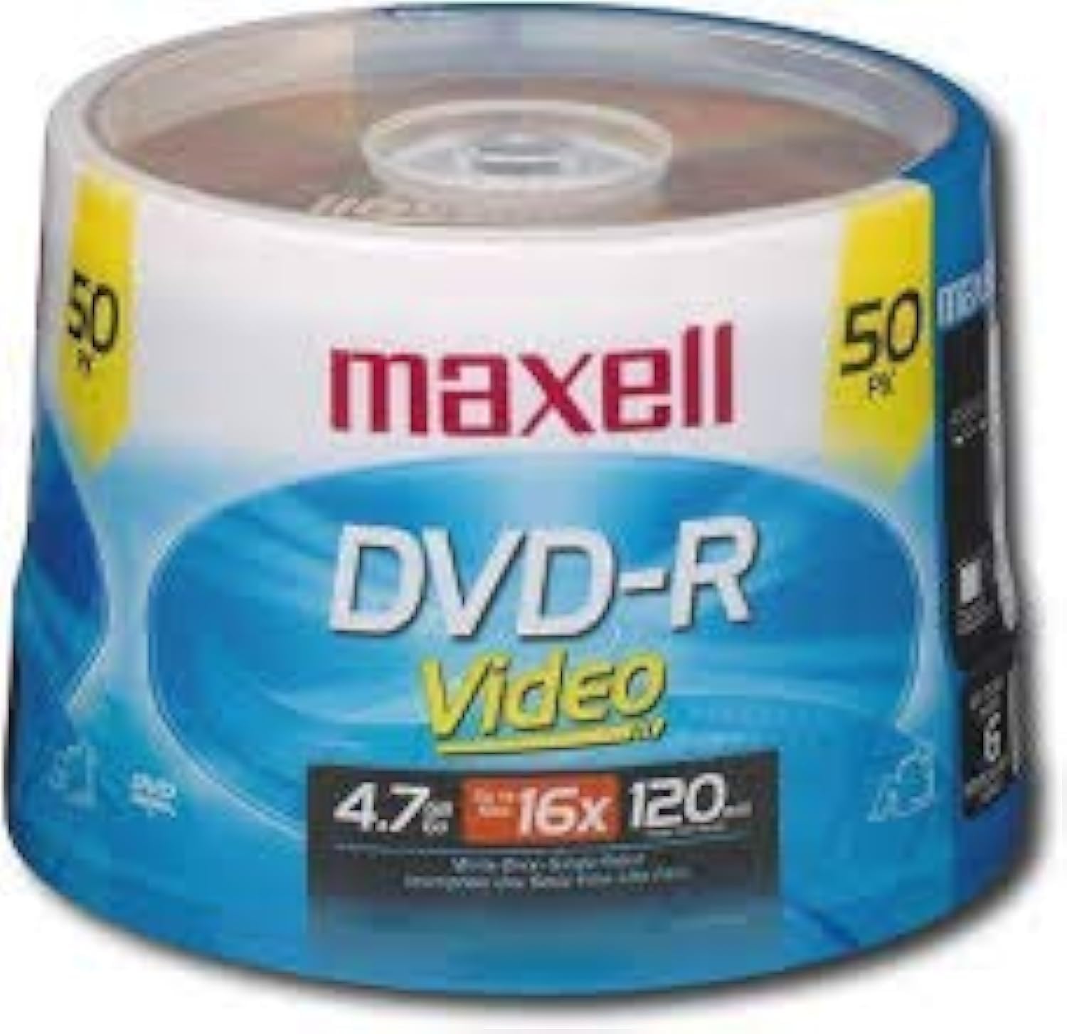 Maxell DVD-R Video 4.7 GB / 120 Min / 50 Pack