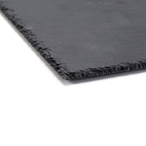 Filhome Reptile Basking Platform, Tortoise Habitat Rock Plate Slate Natural Rock Reptile Food Bowl Landscape Habitat Decor for Turtle Lizard Bearded Dragon Crested Gecko Snake(30 * 20cm)