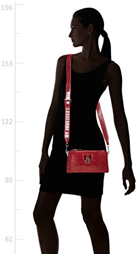 GUESS Stephi Mini Crossbody Top Zip, Merlot