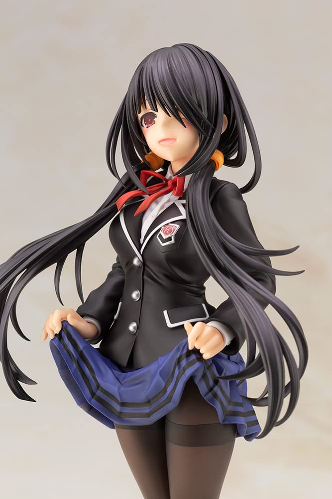 Kotobukiya Date A Live IV: Kurumi Tokisaki (School Uniform Version) PVC Statue, Multicolor