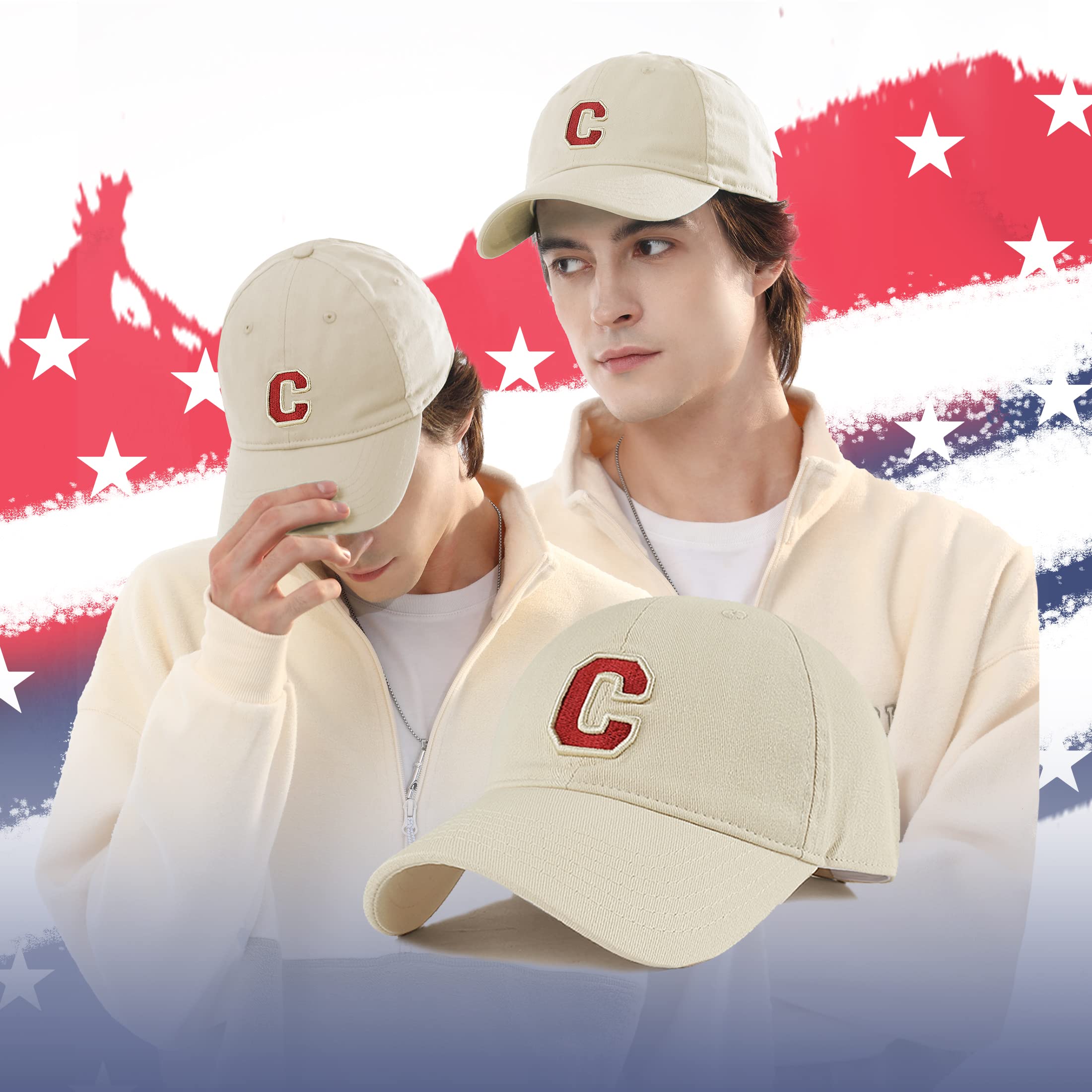 Baseball Cap Men Women Cotton Dad Hat Classic Plain Khaki Hat Adjustable Workout Hats Unisex Low Profile Hat