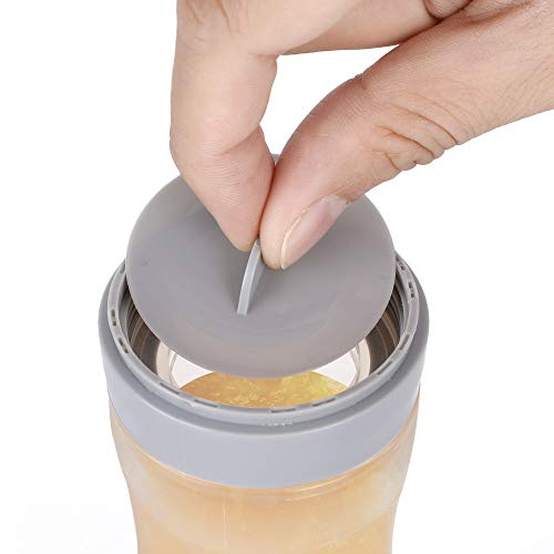 Haakaa Silicone Baby Food Feeding Spoon (Peach)