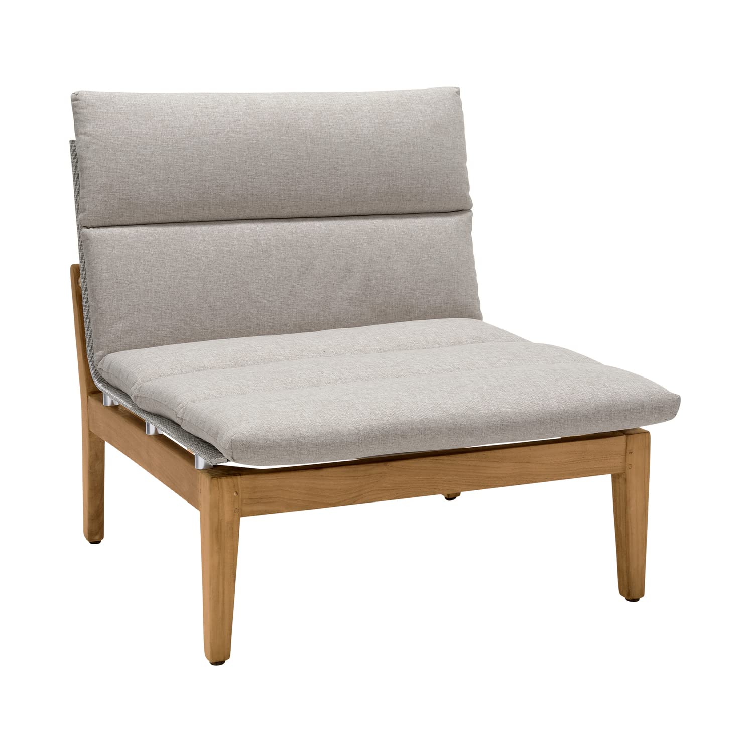 ARMEN LIVING SETODARLT7A4B Arno 11 Piece Teak Wood Seating Set, Beige