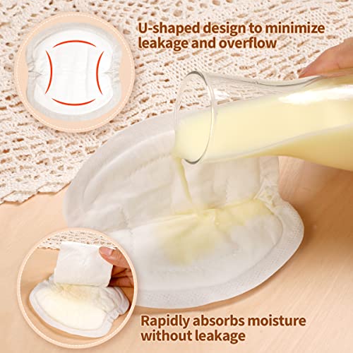 haakaa Disposable Nursing Pads Breast Pads for Breastfeeding Essentials, Super Absorbent & Soft Comfortable, Individually Wrapped - 36 Count