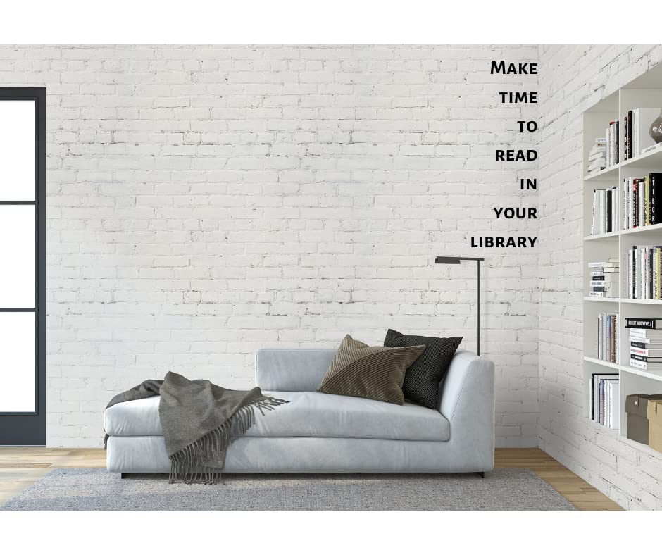 Brick Wallpaper Peel and Stick - White/Gray, 32.8 ft x 1.5 ft - 3D Faux Brick Wallpaper for Textured Wall, Removable Wallpaper for Indoor & Outdoor Use Waterproof- Ideal for Bedroom Accent Wall Décor