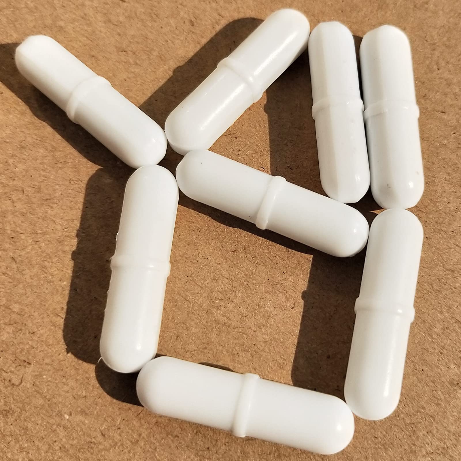 Laboratory Magnetic Stir Bars PTFE Magnetic Stirrer Mixer Stir Bars Stiring Rod (Diameter 9mm,Length 35mm), 10 Pcs