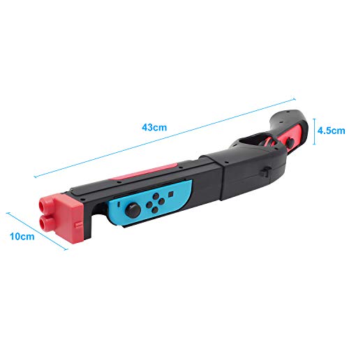 FASTSNAIL Shooting Gun Compatible with Nintendo Switch/Switch OLED, Replacement for Joy-Con Gun Controller Game Gun Hand Grips Compatible with Nintendo Switch Joycons/Switch OLED