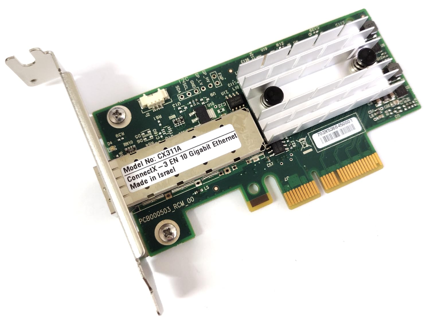 Mellanox MCX311A-XCAT ConnectX-3 EN Network Adapter PCI Express 3.0 x8 Fibre Channel Over Ethernet (FCoE)