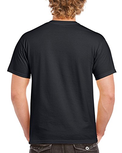 Gildan Adult Ultra Cotton T-Shirt, Style G2000, Multipack, Black (2-Pack), 3X-Large