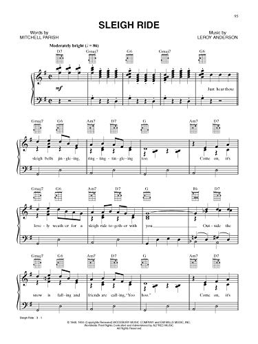 Alfred's Easy Piano Songs -- Christmas: 50 Christmas Favorites