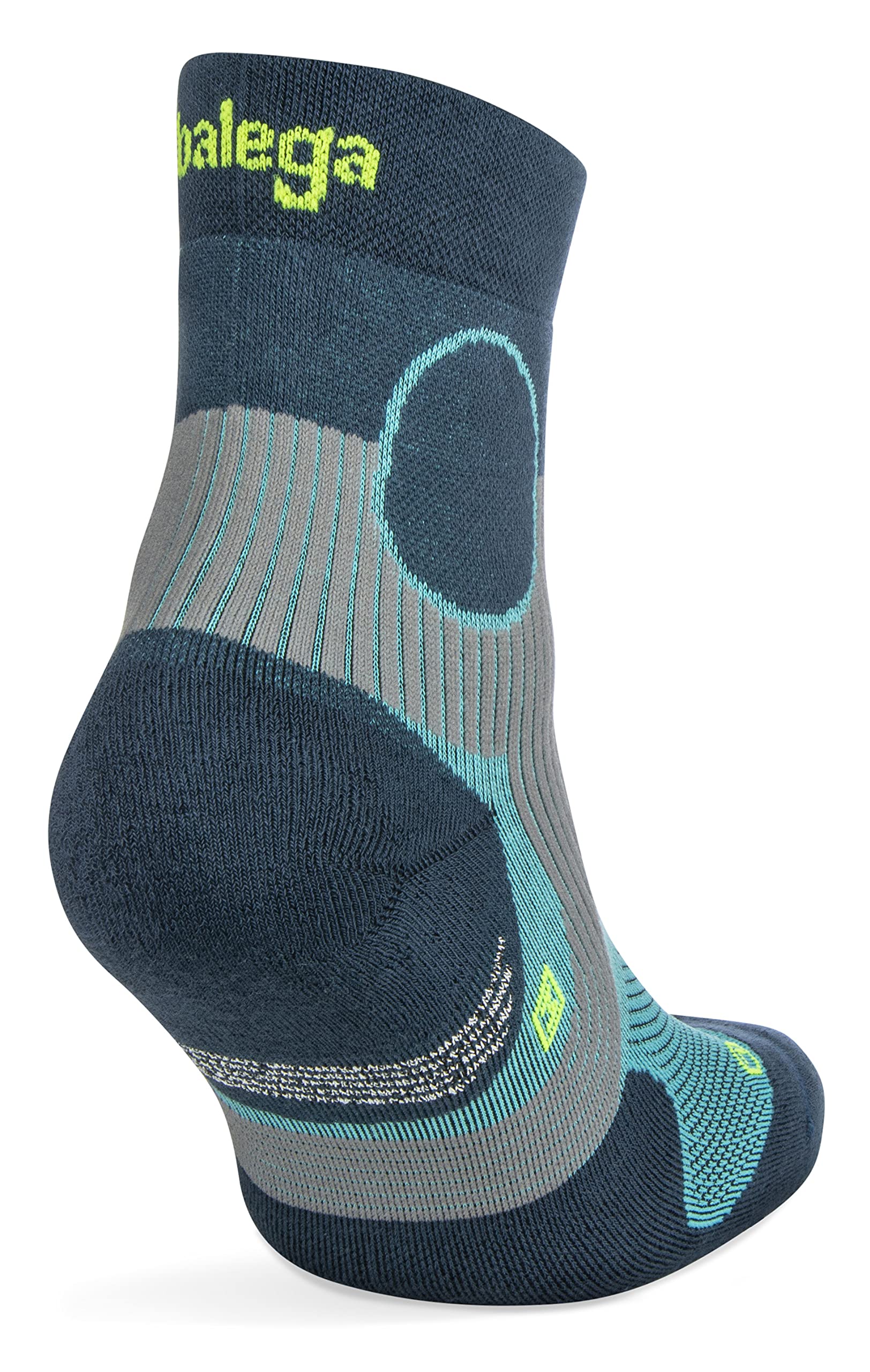 Balega Athletic Support Compression Fit Performance No Show Running Socks for Men and Women (1 Pair), Blue/Legion Blue, Large