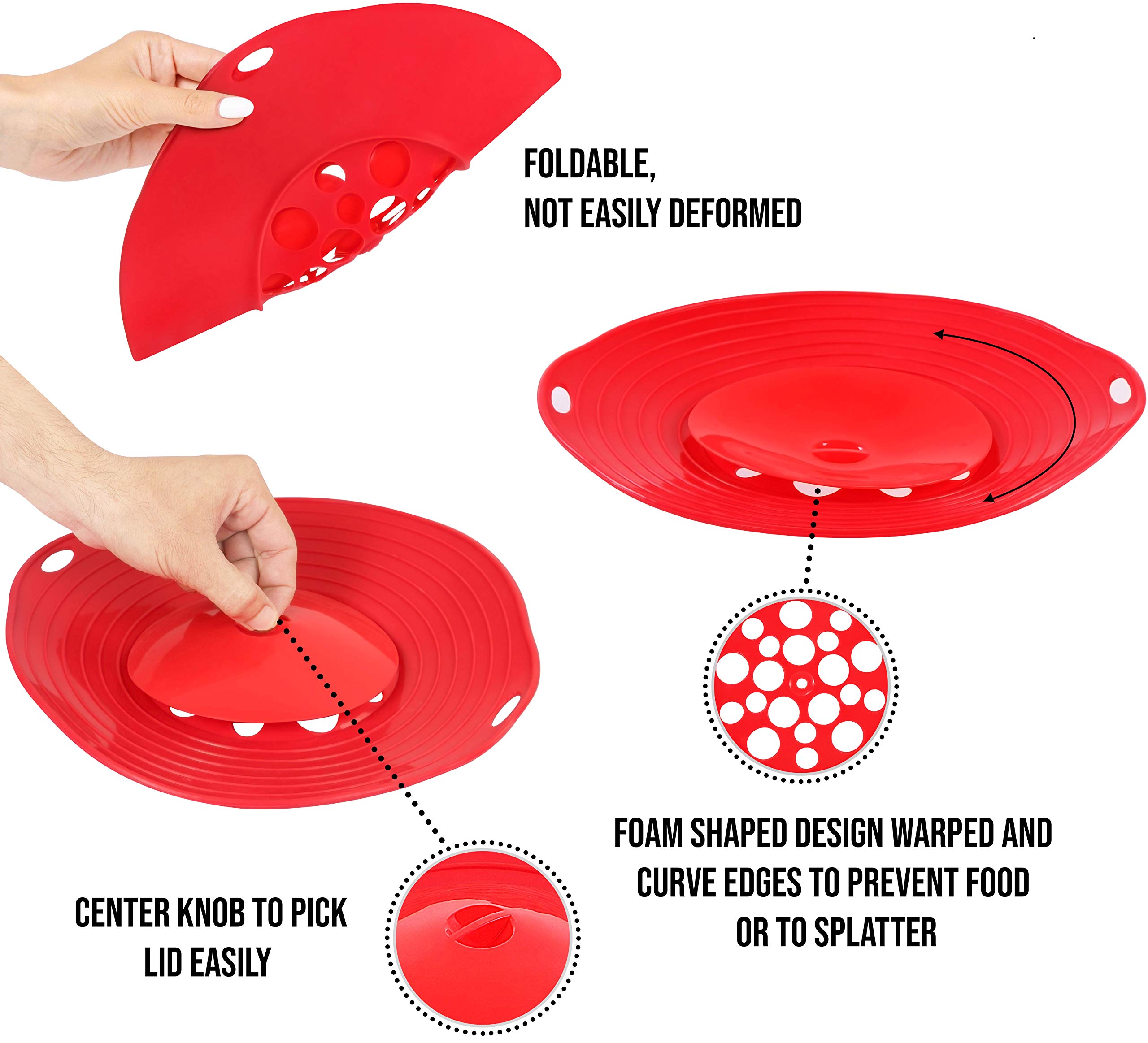 Boil Over Spill Stopper - Over Spill - Spill Stopper Lid Cover - Boil Over Disk - Spill Stopper Lid Cover Silicone Boil Over Safeguard Pot - No Spill Lids - Milk Spill Stopper - Pot Boiling Over
