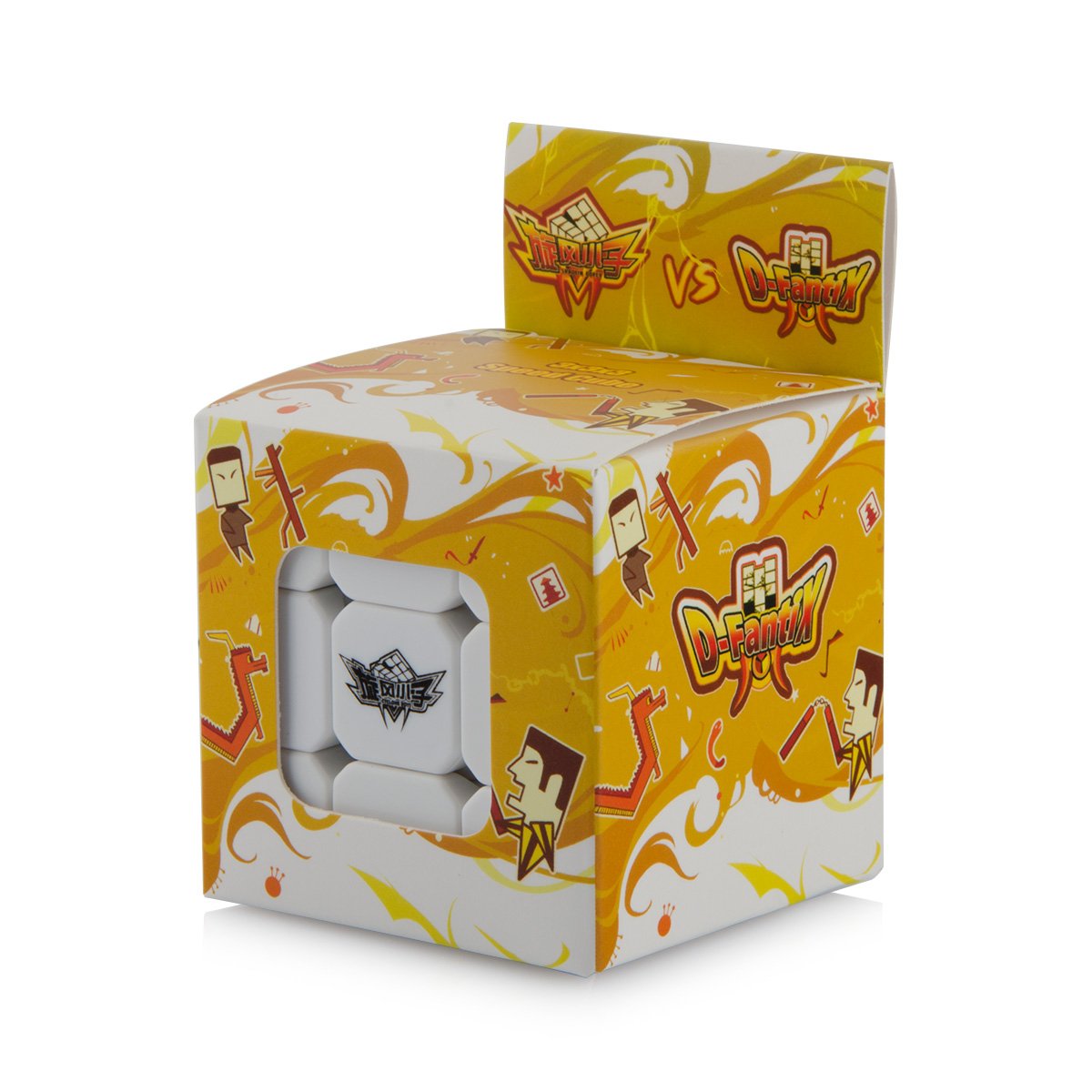 D-FantiX Cyclone Boys 3x3 Speed Cube Stickerless Magic Cube 3x3x3 Puzzles Toys (56mm)