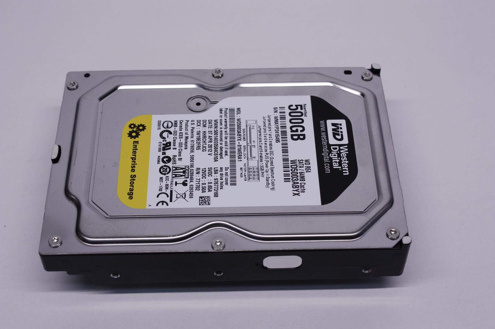 Western Digital WD5003ABYX-01WERA1 500GB USB 3.0 External Hard Drive