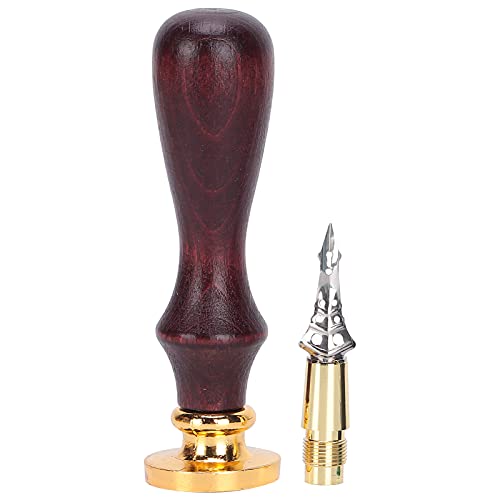 GOWENIC Dip Calligraphy Pen Set, Ink Sac Pen Kit Retro Carved Design for Office for Home (SP139001 black)