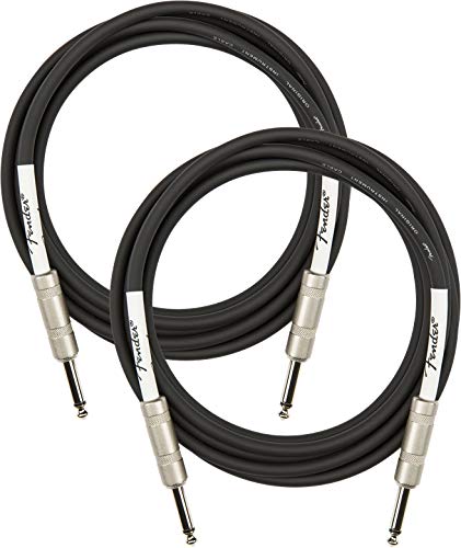Fender 10-Foot Original Instrument Cable, Straight-Straight, Midnight Blue - 2 Pack